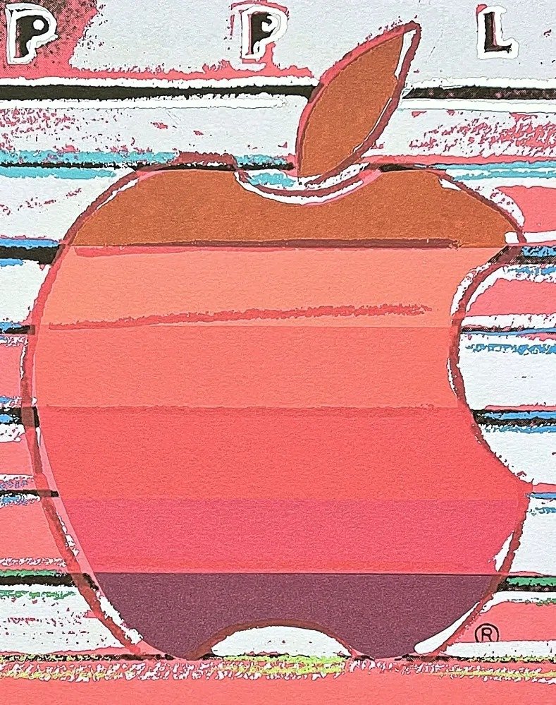 After Andy Warhol, Apple Red, 1980s, Print for sale at Pamono