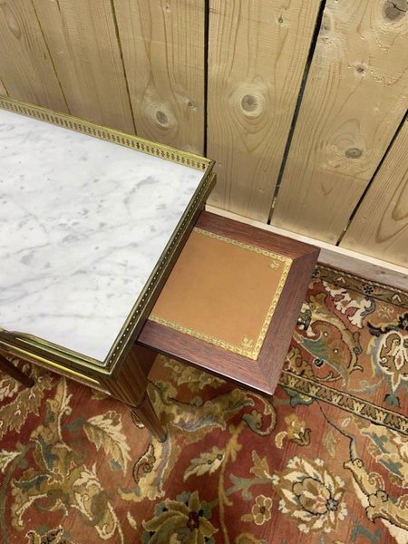 Louis XVi Bedside Tables with Pull-Out Drawer, Set of 2 for sale at Pamono