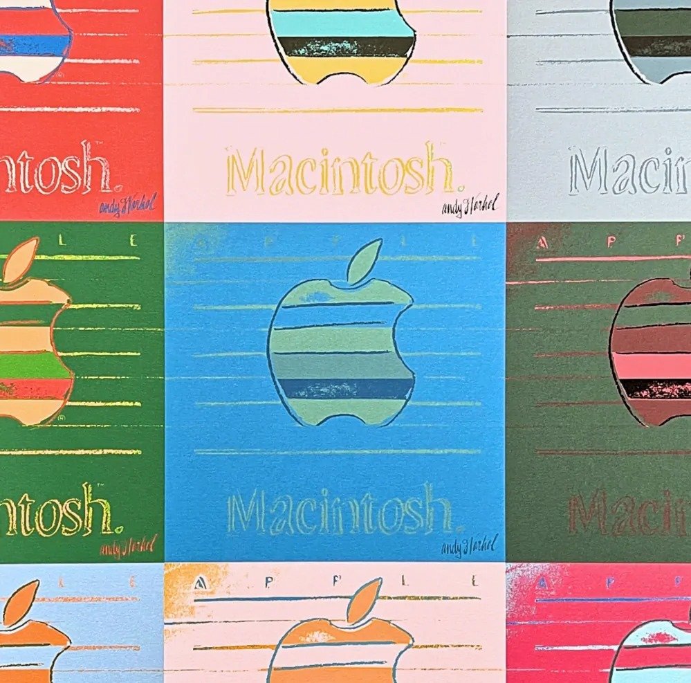 After Andy Warhol, 9x Apple, 1980s, Print for sale at Pamono