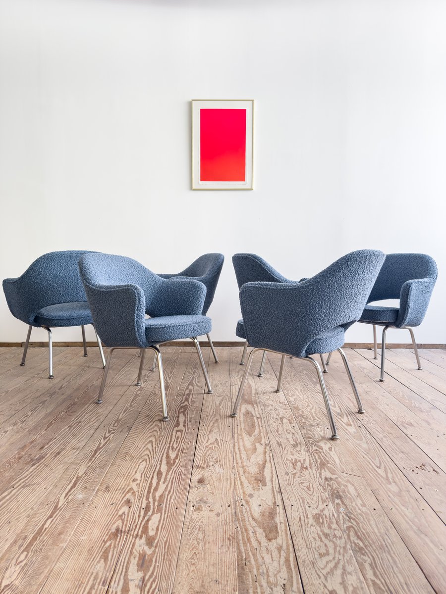 Executive Armchairs by Eero Saarinen for Knoll International, Germany ...