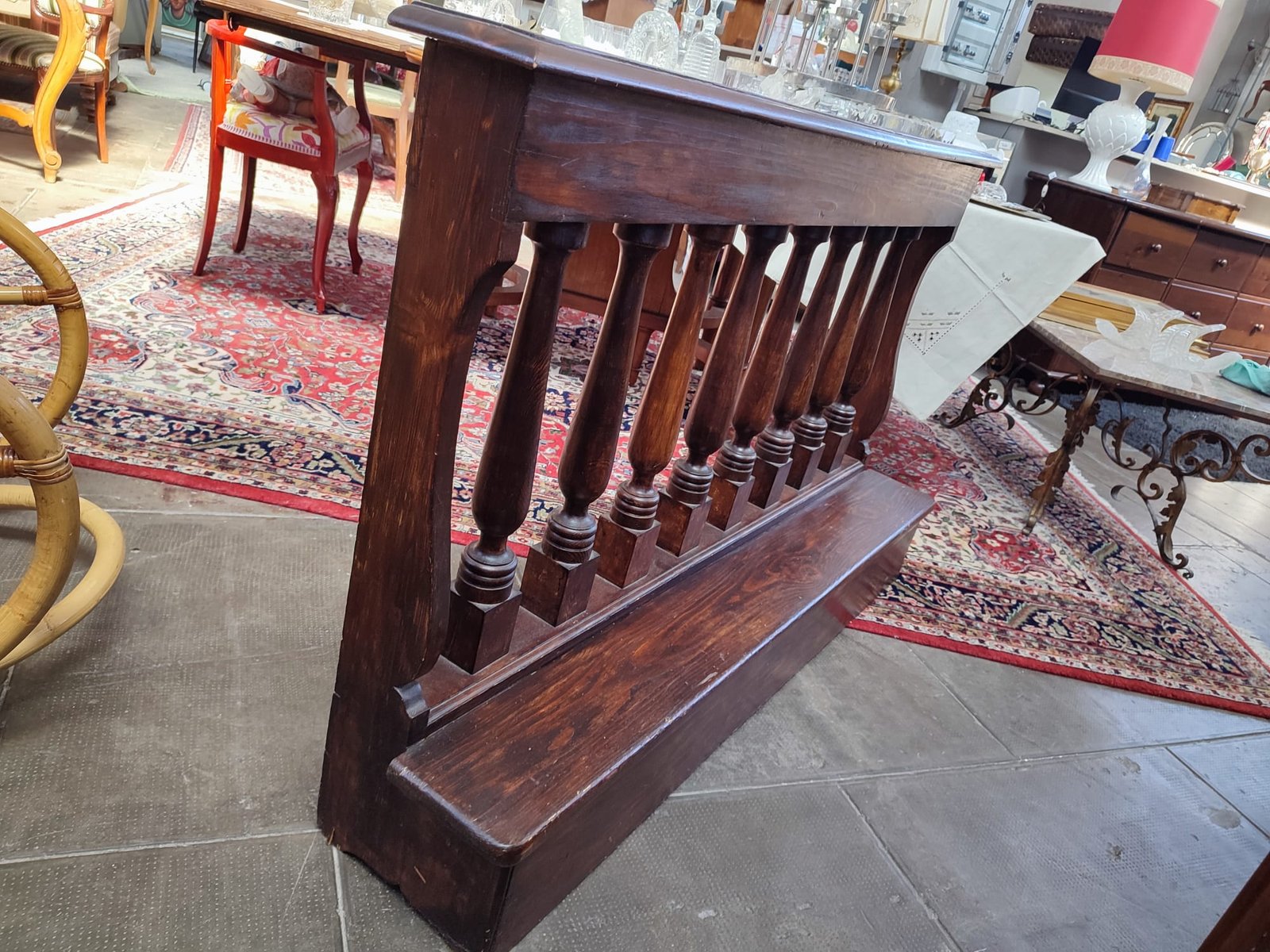 Antique Wooden Balustrade, 1890s for sale at Pamono