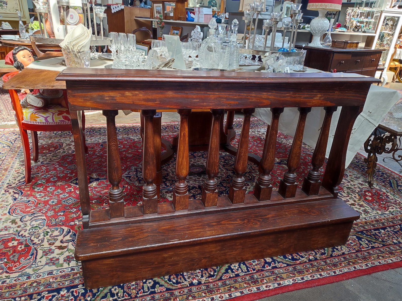 Antique Wooden Balustrade, 1890s for sale at Pamono