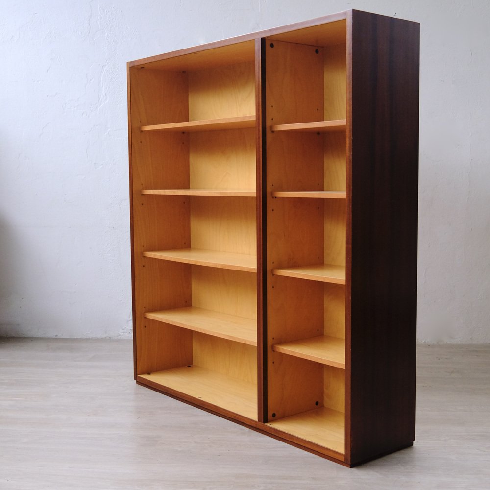Vintage Italian Bookcase with Adjustable Shelves, 1950s for sale at Pamono