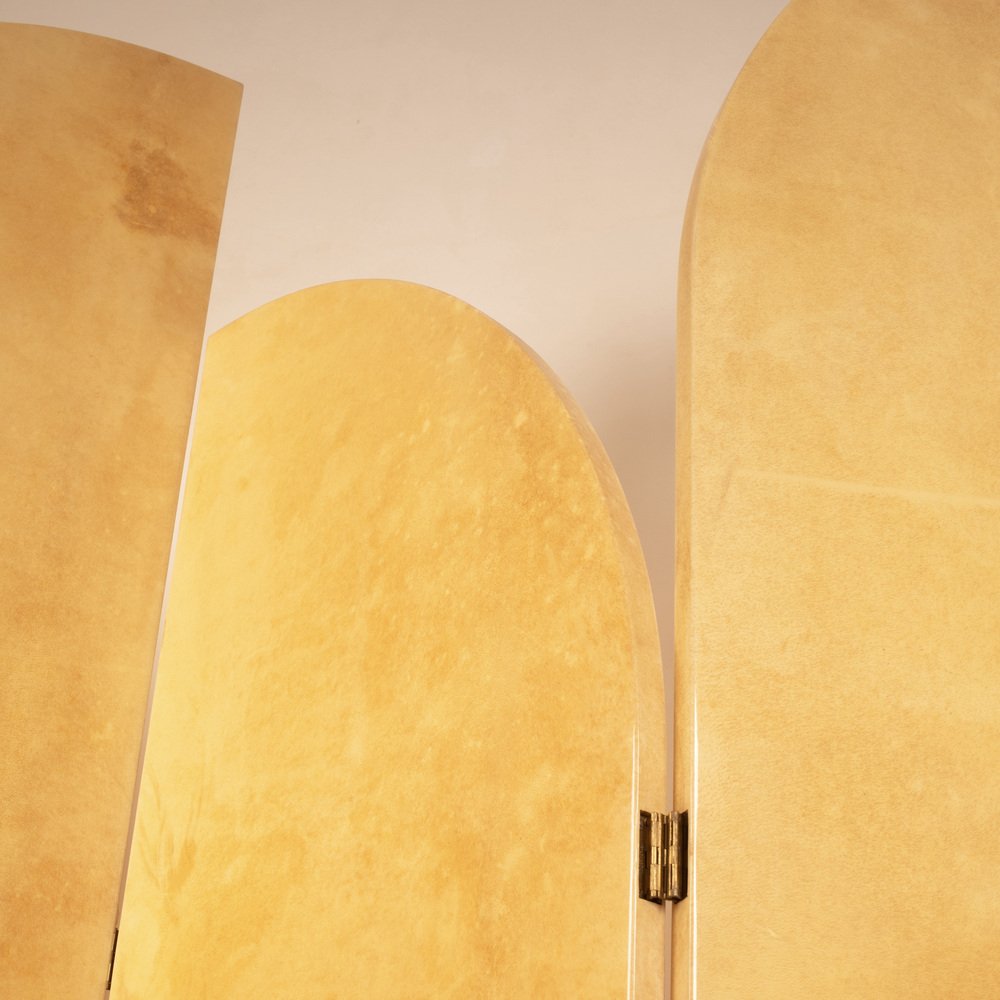 Parchment Screen by Aldo Tura for Tura Milano, 1960 for sale at Pamono