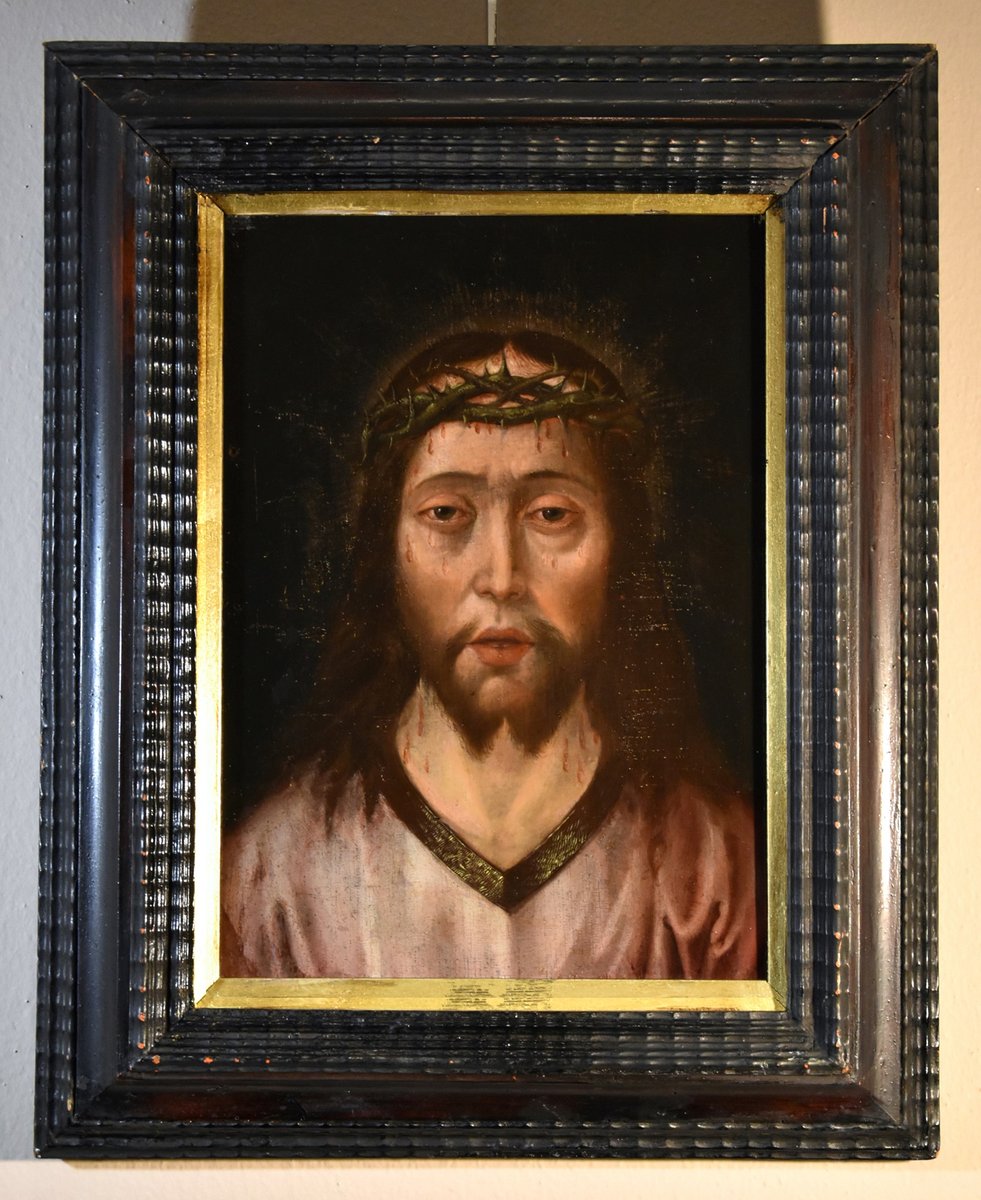 Circle of Quentin Metsys, Ecce Homo, 1550, Oil on Board, Framed for ...