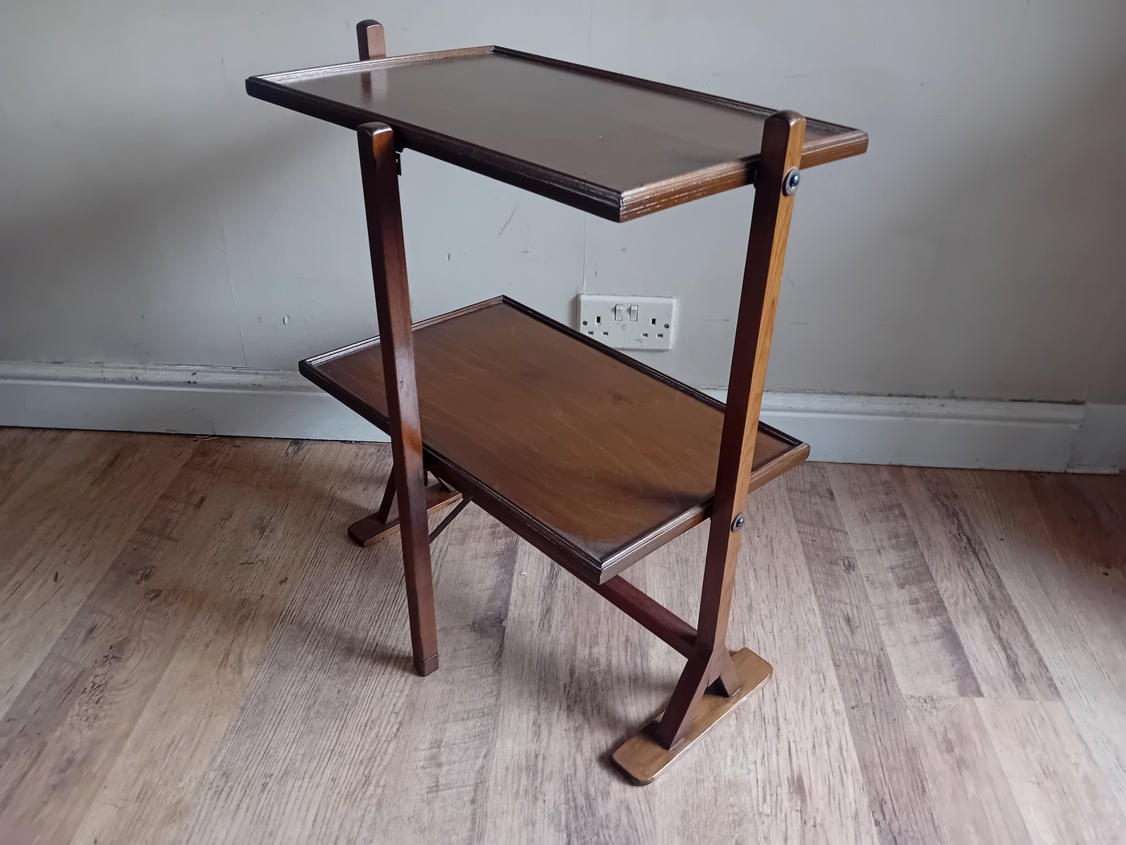 Arts and Crafts Metamorphic Folding Display Stand, 1890s for sale at Pamono