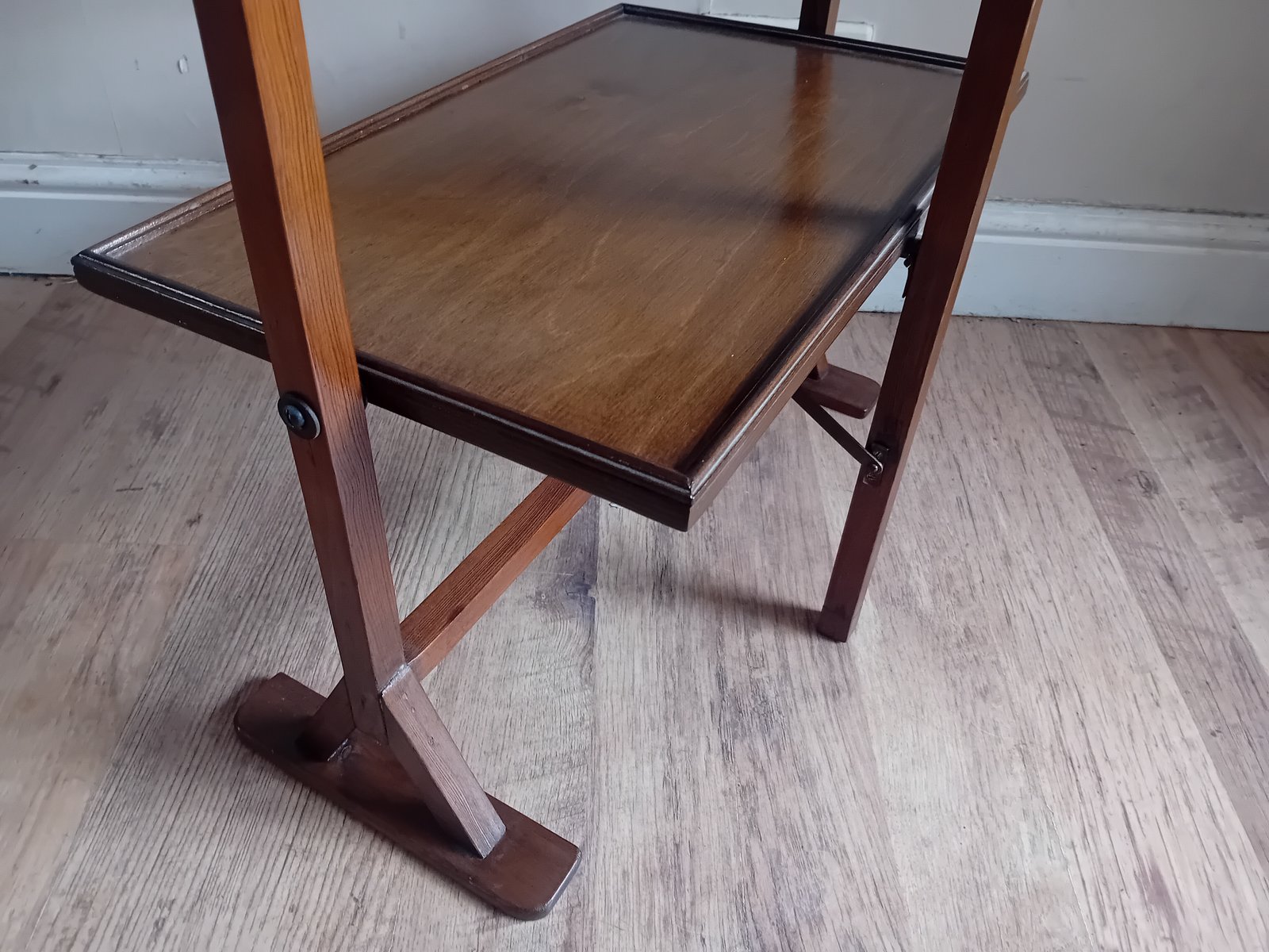 Arts and Crafts Metamorphic Folding Display Stand, 1890s for sale at Pamono