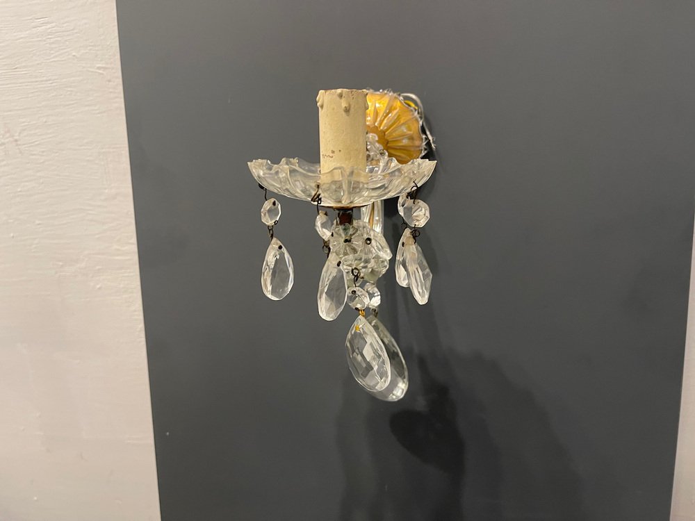 Crystal Maria Theresa Sconces, Set of 3 for sale at Pamono
