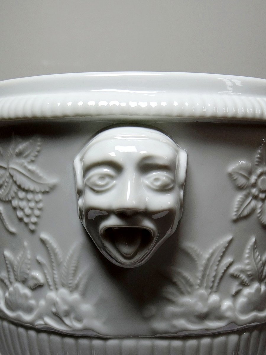 Large Porcelain Champagne Bucket from Haviland Limoges for sale at Pamono