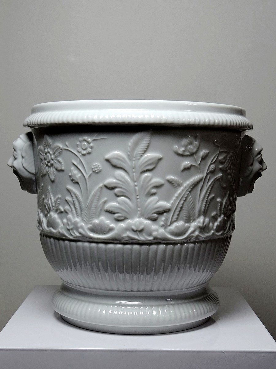 Large Porcelain Champagne Bucket from Haviland Limoges for sale at Pamono