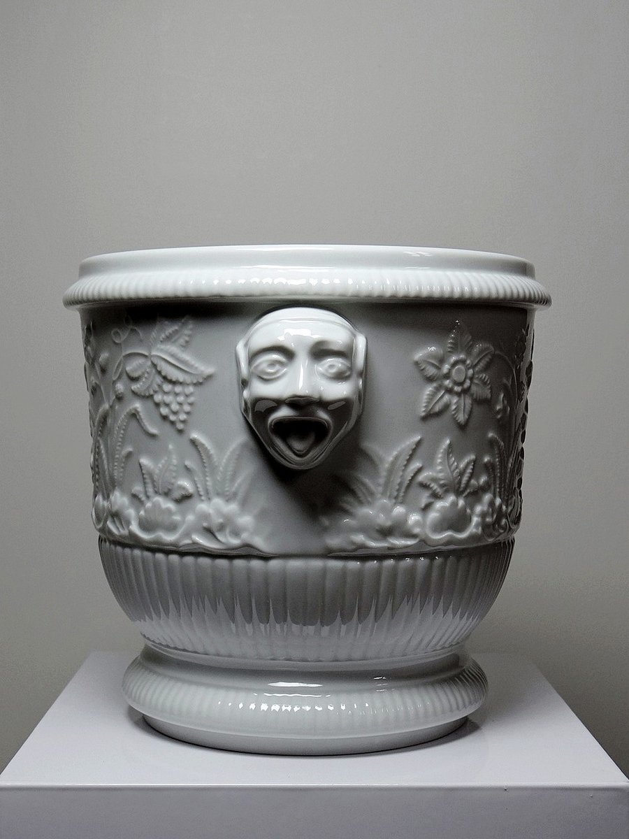 Large Porcelain Champagne Bucket from Haviland Limoges for sale at Pamono