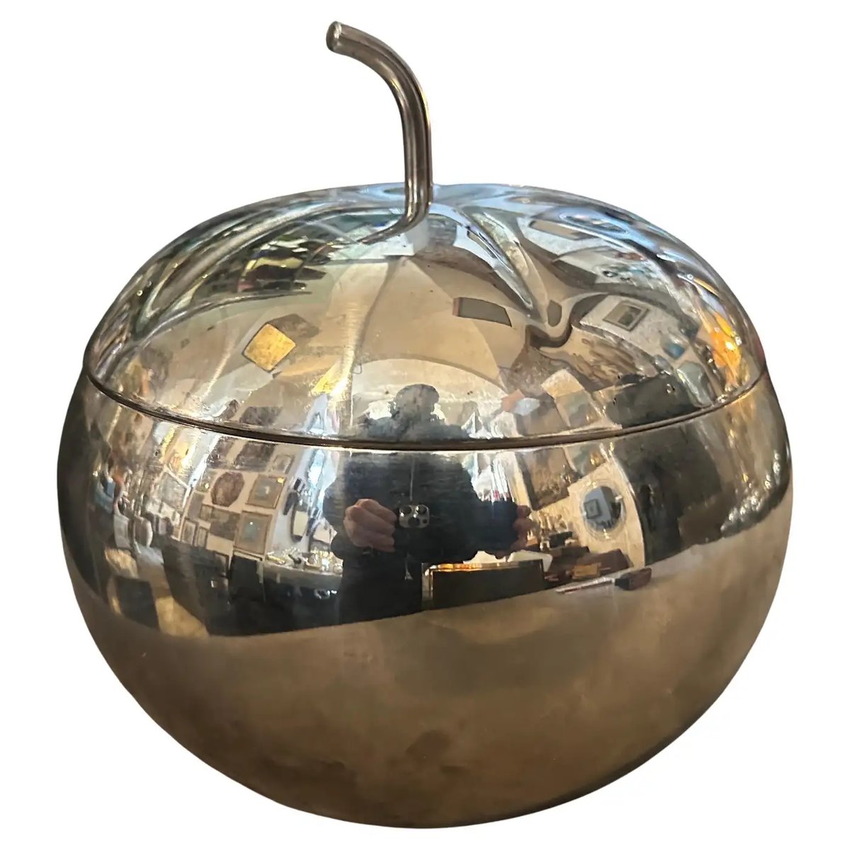Vintage Silver Plated Ice Bucket by Teghini Firenze, 1980s for sale at ...