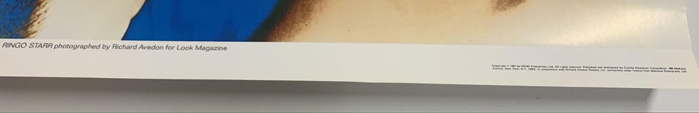 Ringo Starr Poster after Richard Avedon, 1967 for sale at Pamono