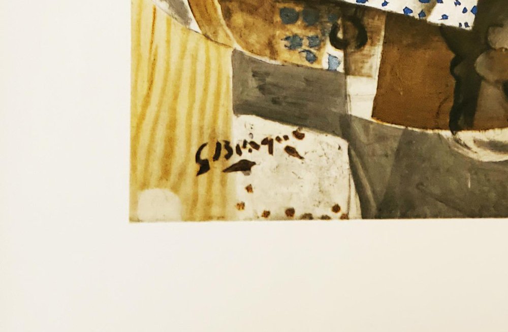 Georges Braque, Violin Melody, Lithograph on Arches Paper, 1962 for ...