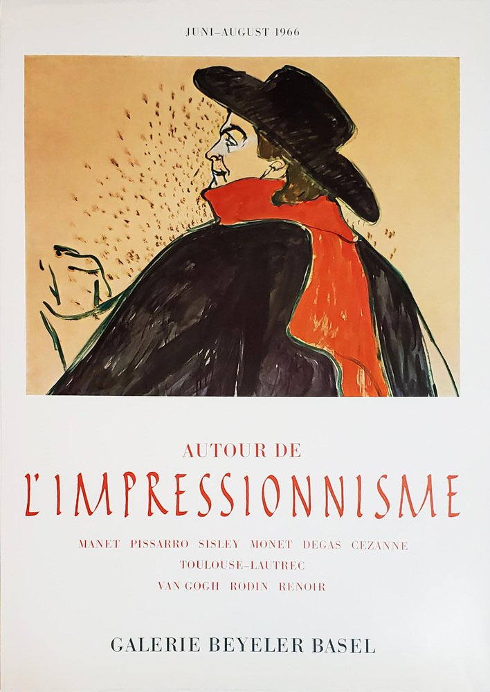 Henri de Toulouse-Lautrec, Impressionism, 1966, Original Poster for ...