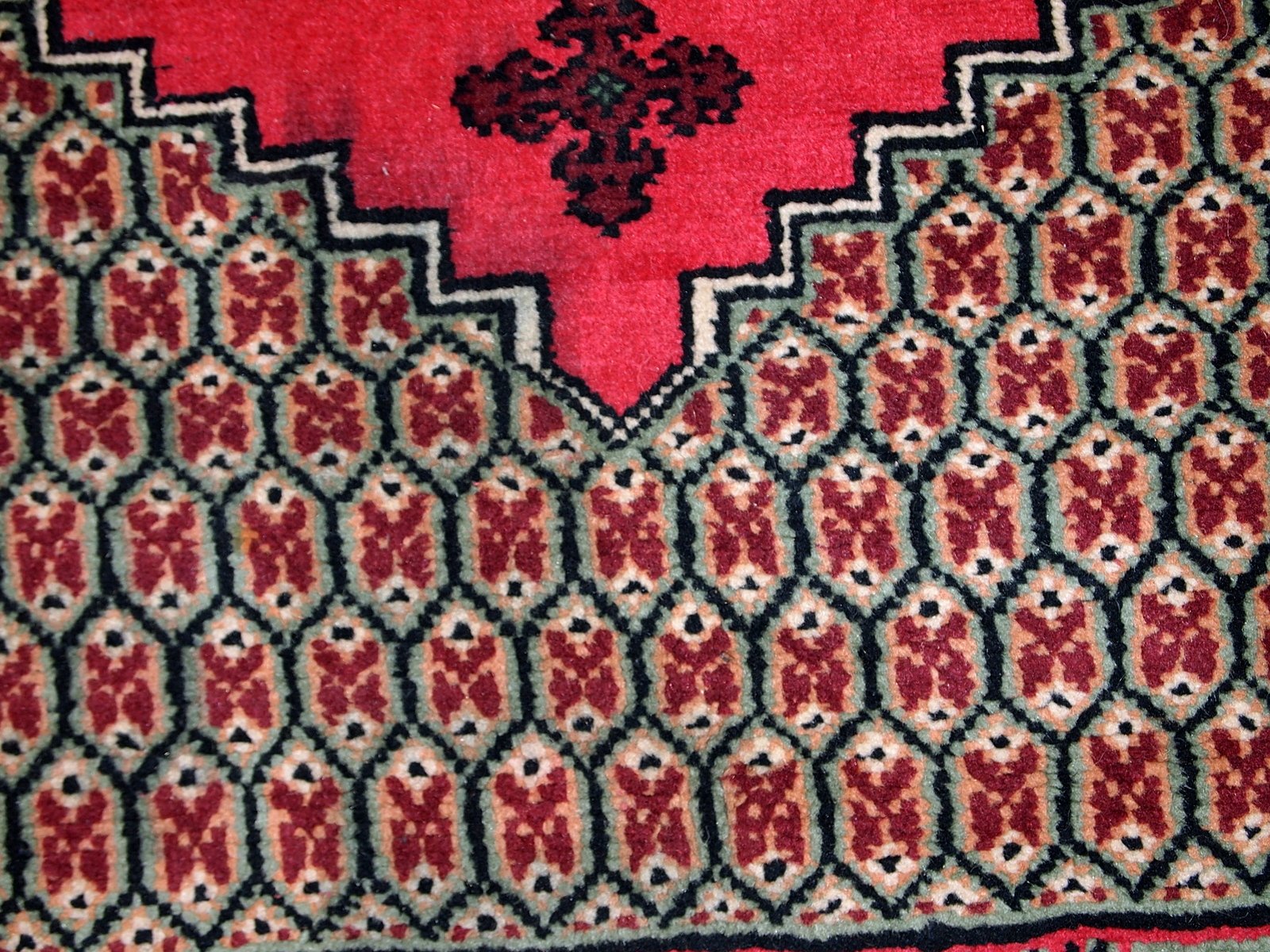 Vintage Handmade Algerian Berber Rug, 1970s for sale at Pamono