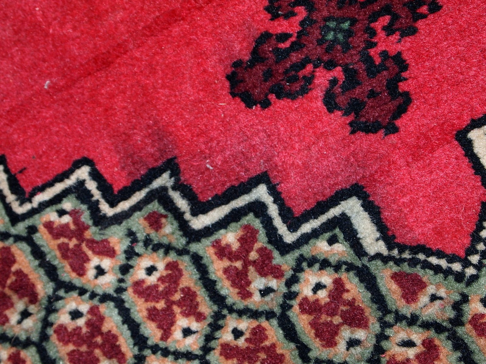 Vintage Handmade Algerian Berber Rug, 1970s for sale at Pamono
