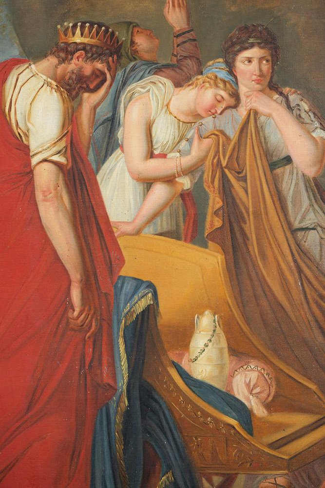 French Artist, Psyche Greeting Her Family, Early 19th Century, Oil on ...