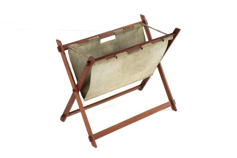 Vintage Folding Magazine Rack for sale at Pamono