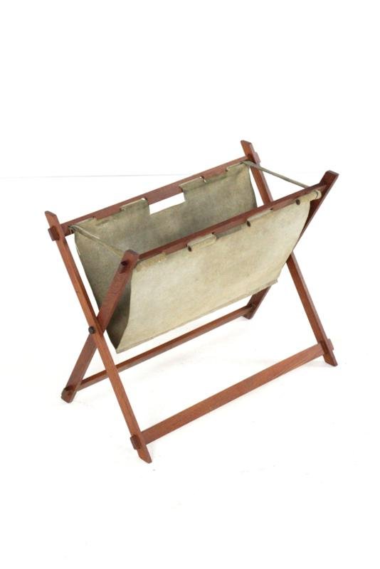 Vintage Folding Magazine Rack for sale at Pamono