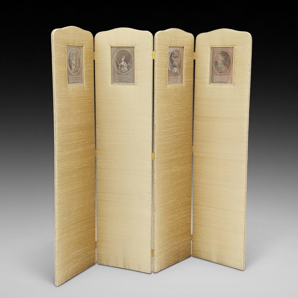 French Room Divider Screen, Late 19th Century for sale at Pamono