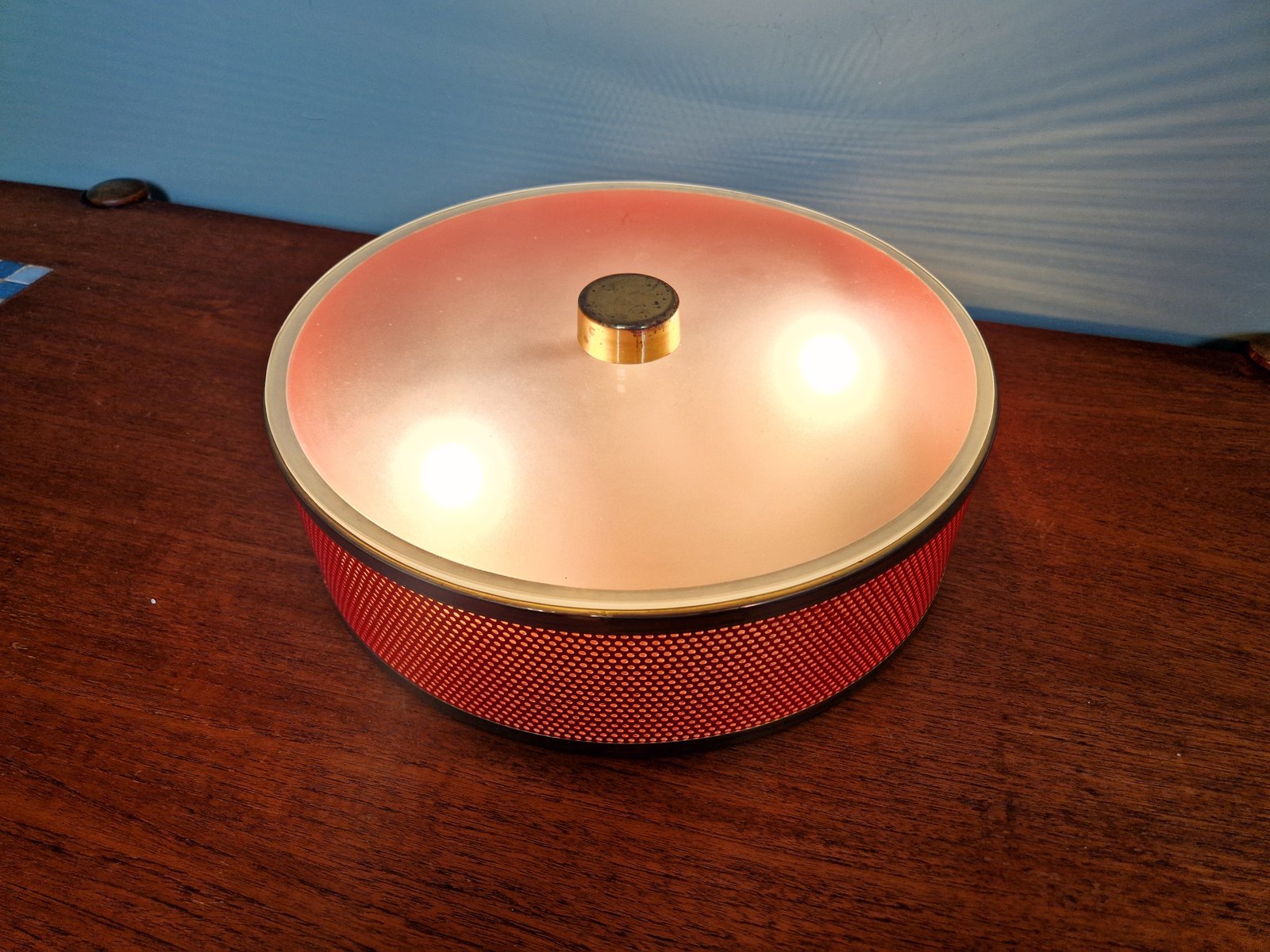 Hublot Ceiling Light from Lunel, 1950s for sale at Pamono