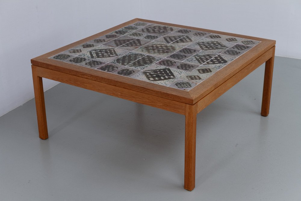 Table Basse Carrelage Vintage