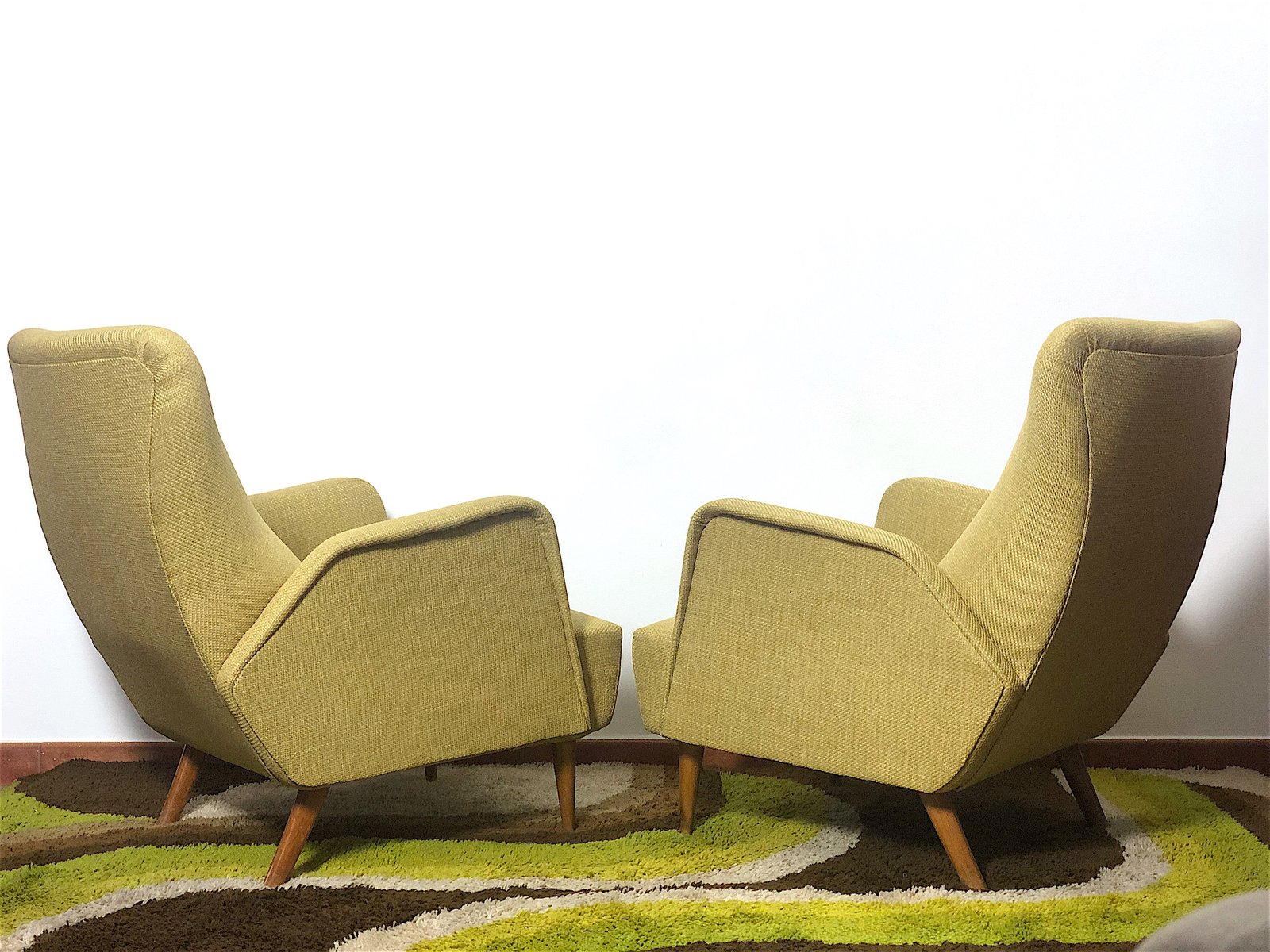 Set of Italian Vintage Lounge Chairs, 1950s for sale at Pamono