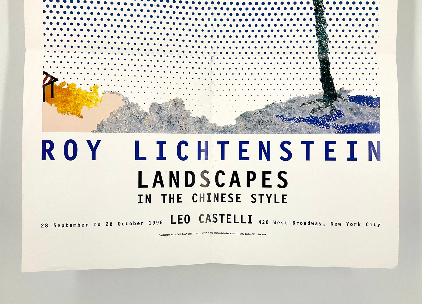 Exhibition Poster for Roy Lichtenstein & Leo Castelli Gallery, New York ...