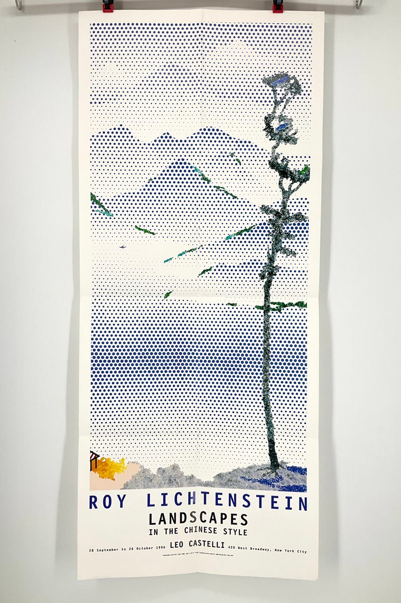 Exhibition Poster for Roy Lichtenstein & Leo Castelli Gallery, New York ...