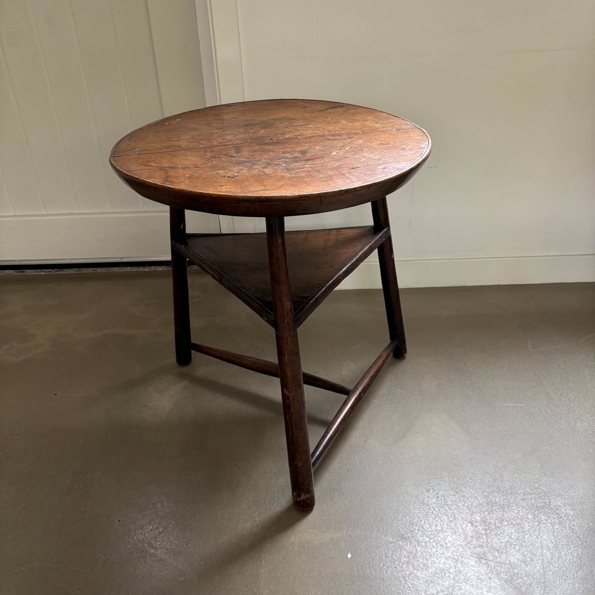 Antique Wooden Tripod Side Table, Late 18th Century for sale at Pamono