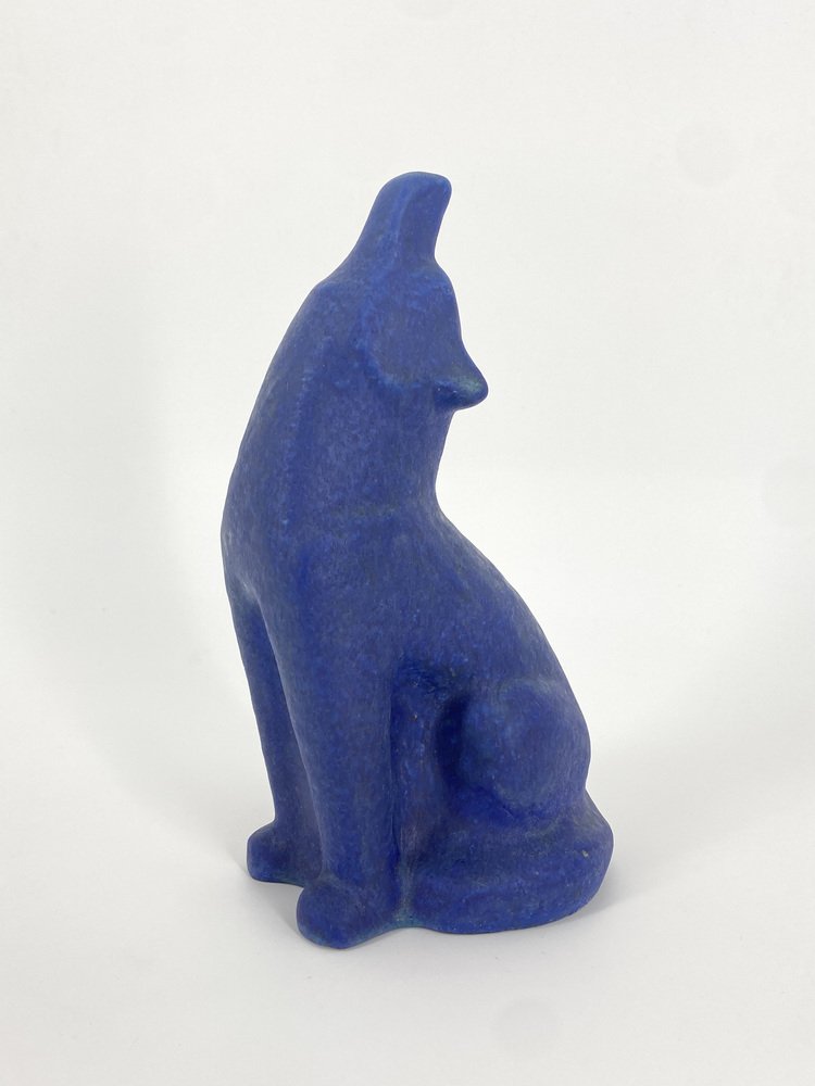 Wolf Figure by Dietmar Liedke / Karlsruhe Majolika for VW Wolfsburg ...