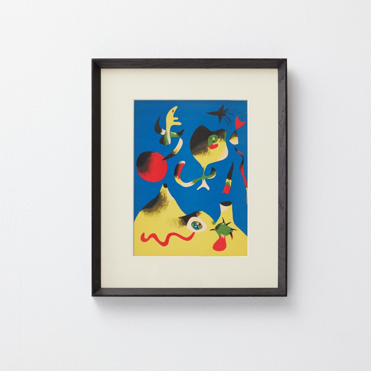 After Joan Miró, Composition for Verve, 1937, Lithograph, Framed for ...