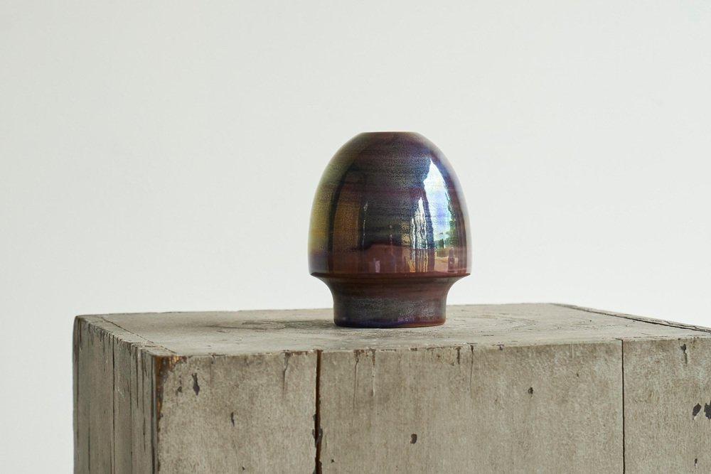 Luster Glazed Studio Pottery Object by Joke Stroes, 1970s for sale at ...