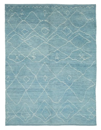 Blue Moroccan Rug, 2000s for sale at Pamono