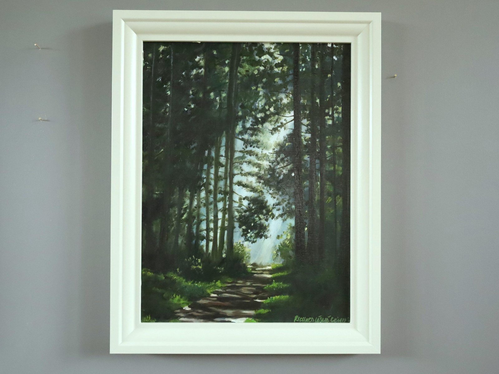 Light at the End, Oil Painting, Framed for sale at Pamono