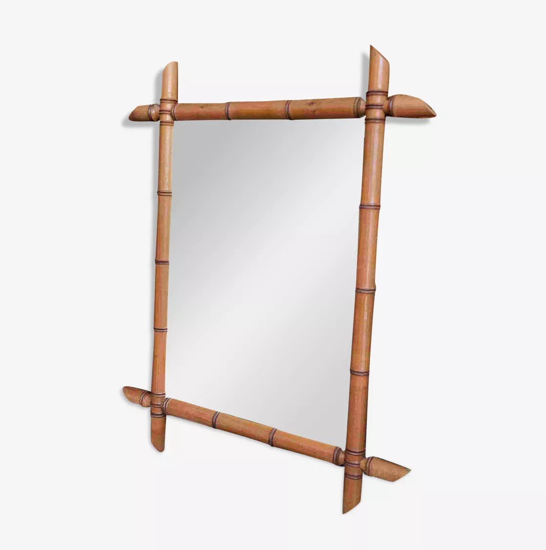 Bamboo Style Mirror, 1890s for sale at Pamono