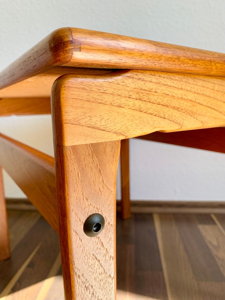 Mid-Century Modern Danish Teak Nesting Tables by Ox Art for Trioh, 1977 ...