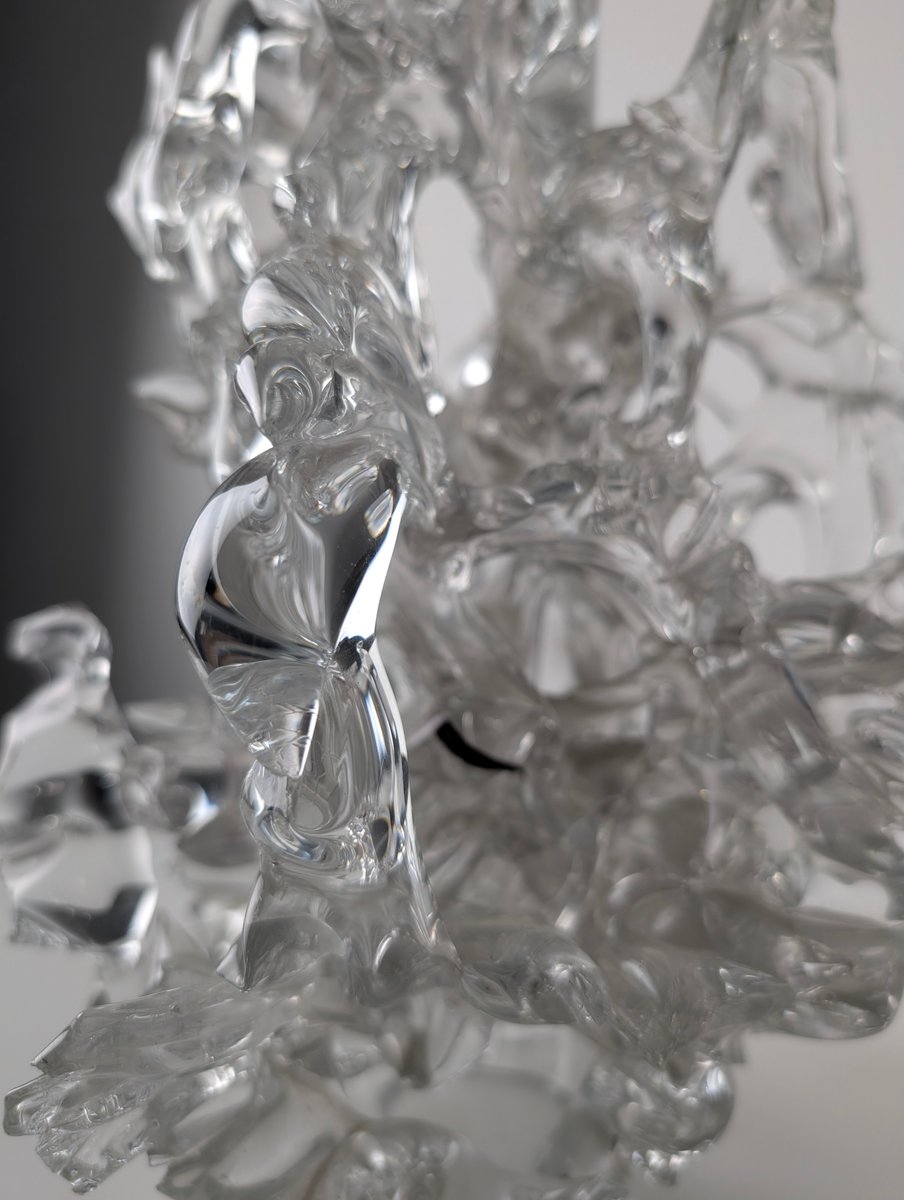 René Roubicek, Coral Sculpture, 1960s, Crystal for sale at Pamono