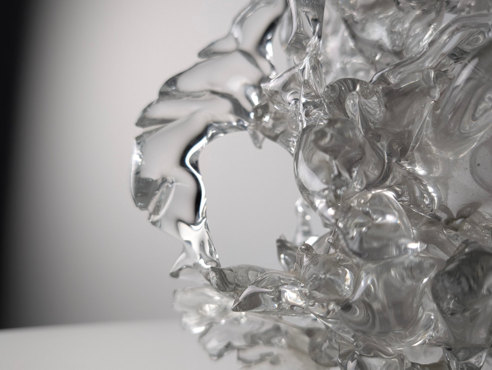 René Roubicek, Coral Sculpture, 1960s, Crystal for sale at Pamono