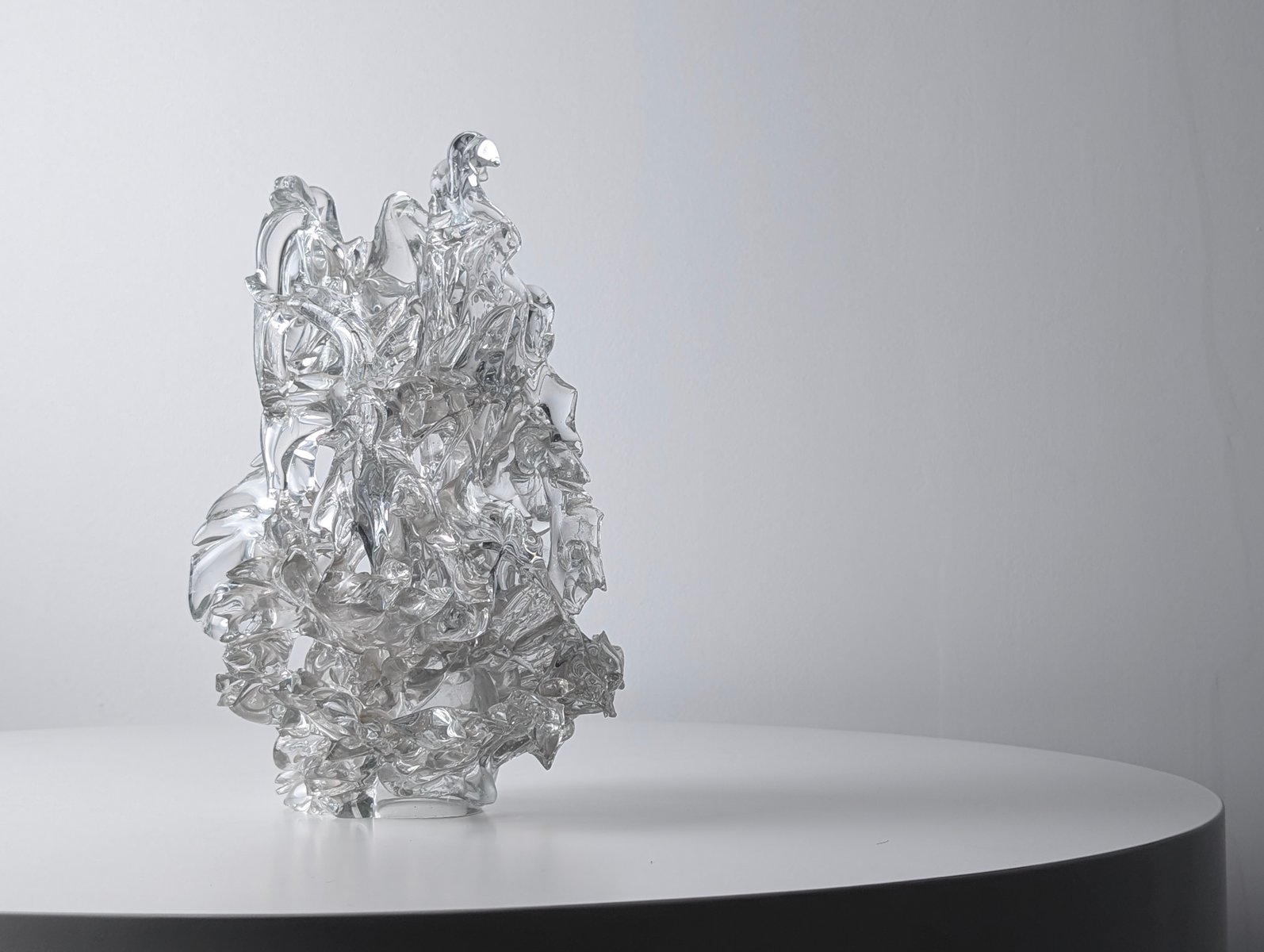 René Roubicek, Coral Sculpture, 1960s, Crystal for sale at Pamono