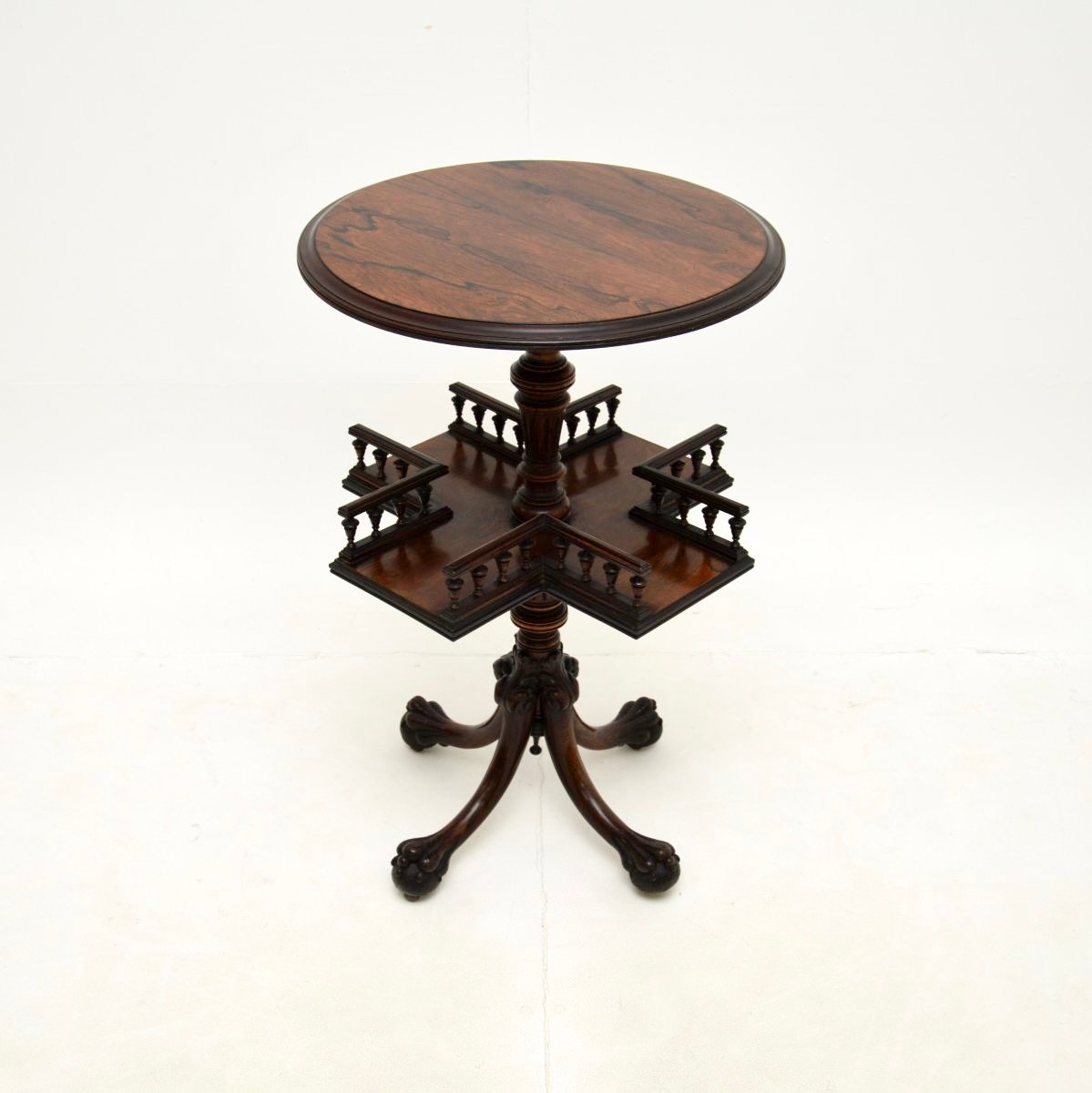 Antique Victorian Revolving Bookcase, 1860 for sale at Pamono