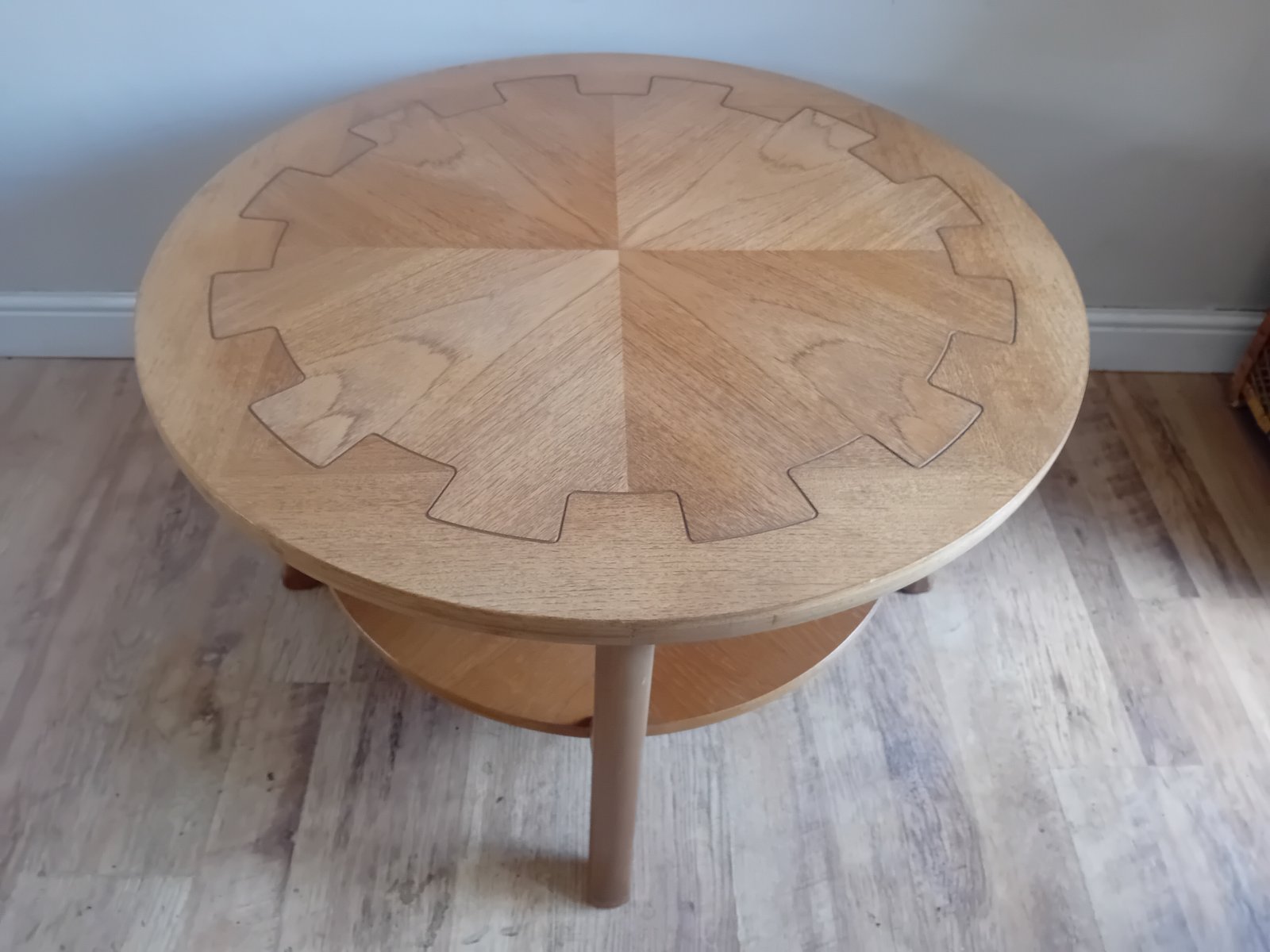 Mid-Century Teak Cog Wheel Coffee Table from Nathan, 1970s for sale at ...