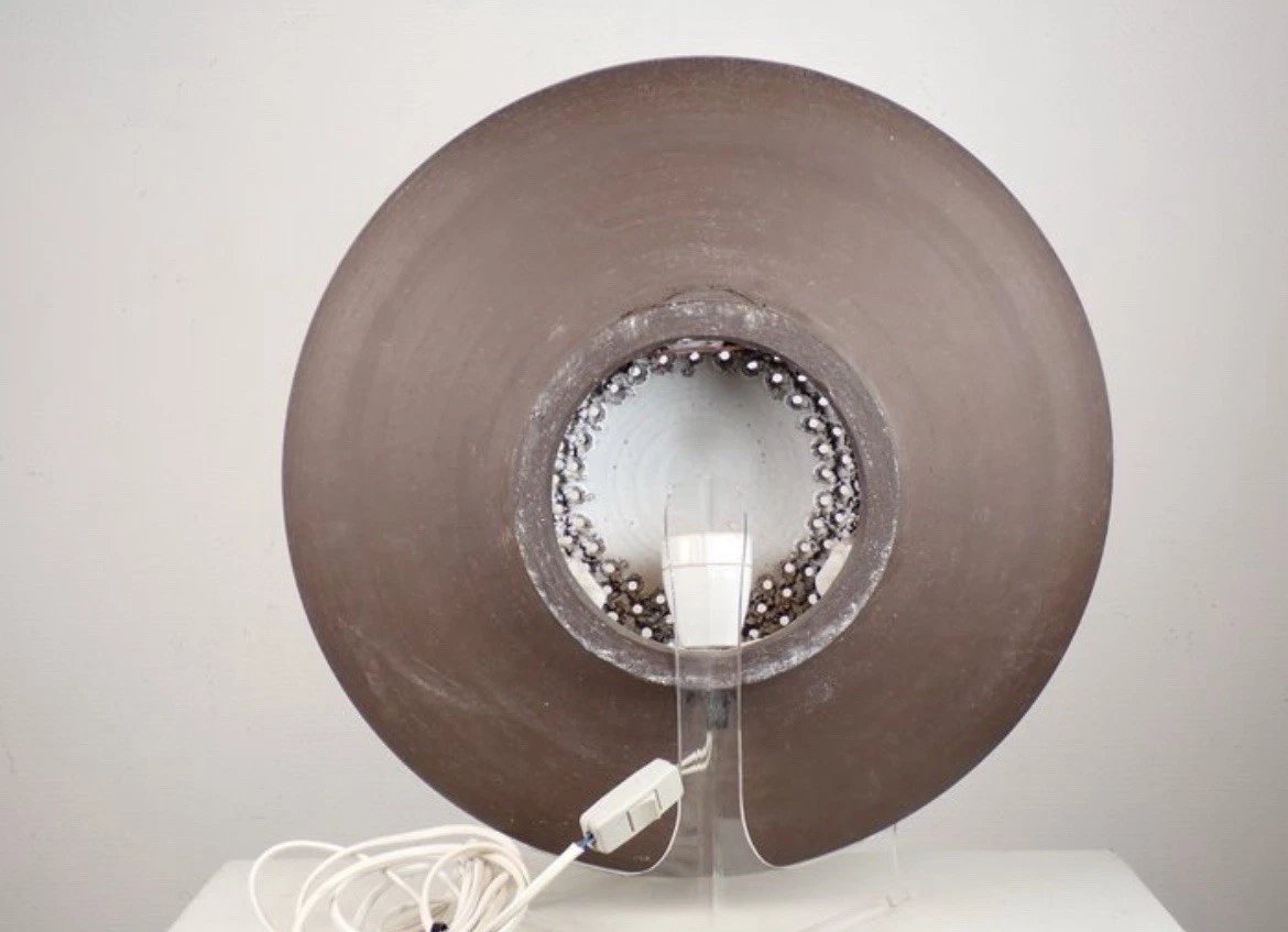 Danish Ceramic Eclipse Wall Light from Sejer Keramik, 1960s for sale at Pamono
