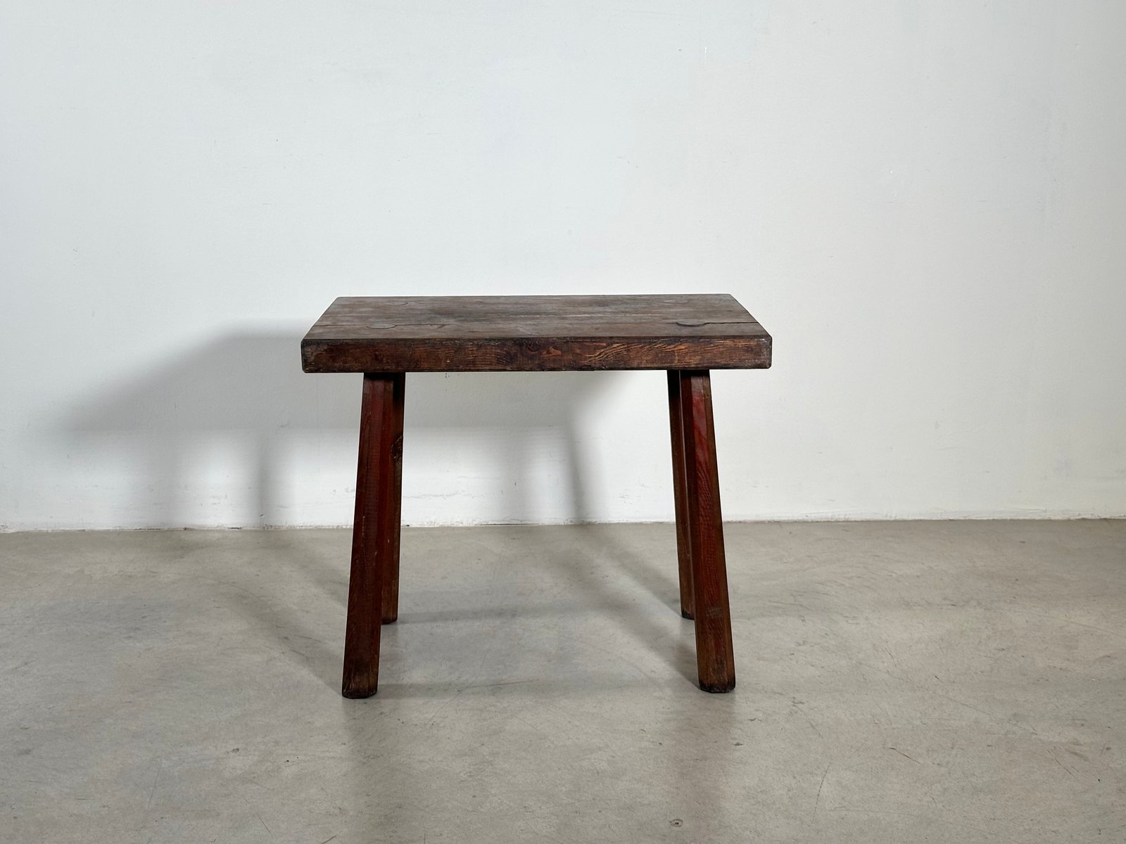 Rustic Larch Wood Coffee Table, 1960s for sale at Pamono