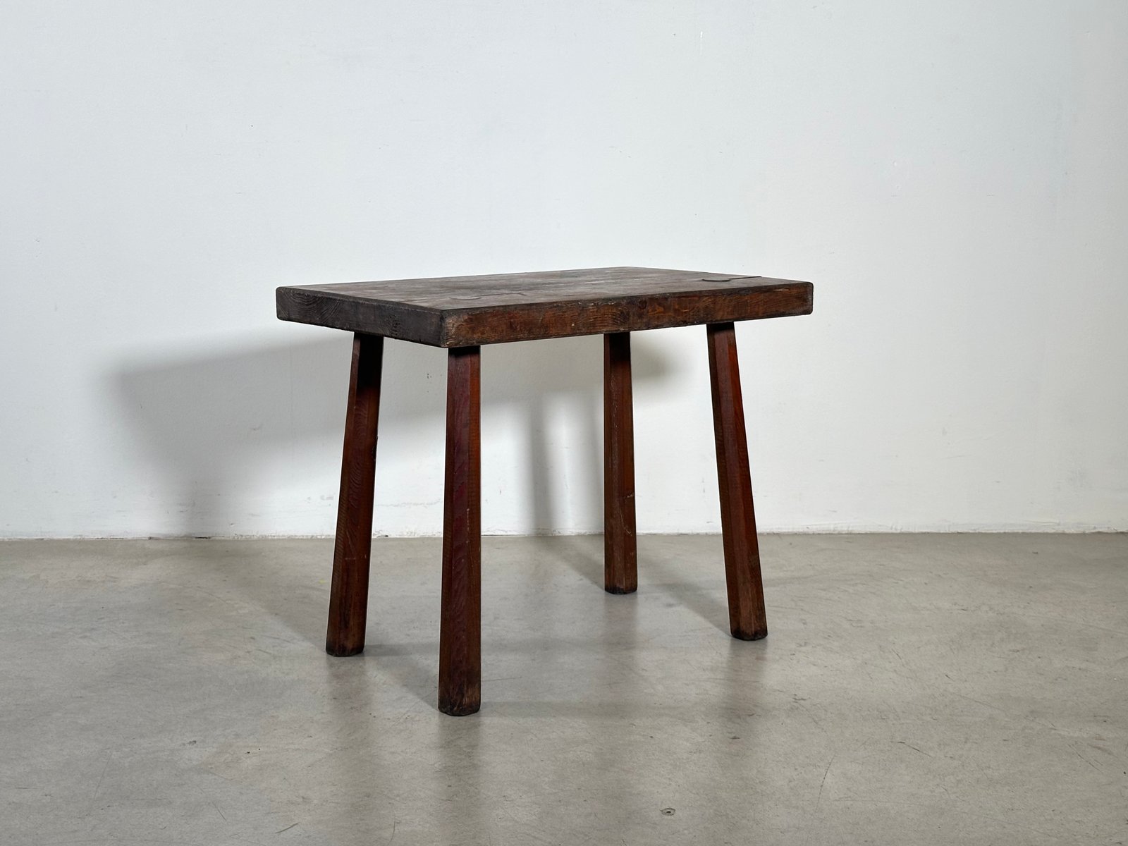Rustic Larch Wood Coffee Table, 1960s for sale at Pamono