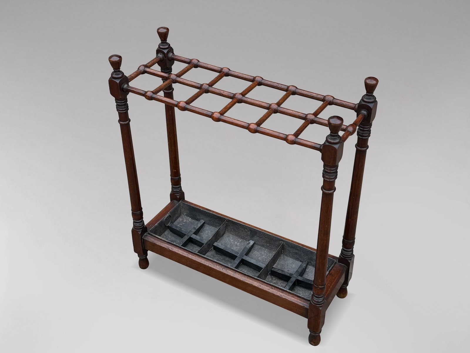 Victorian Mahogany Stick Stand, 1890s for sale at Pamono