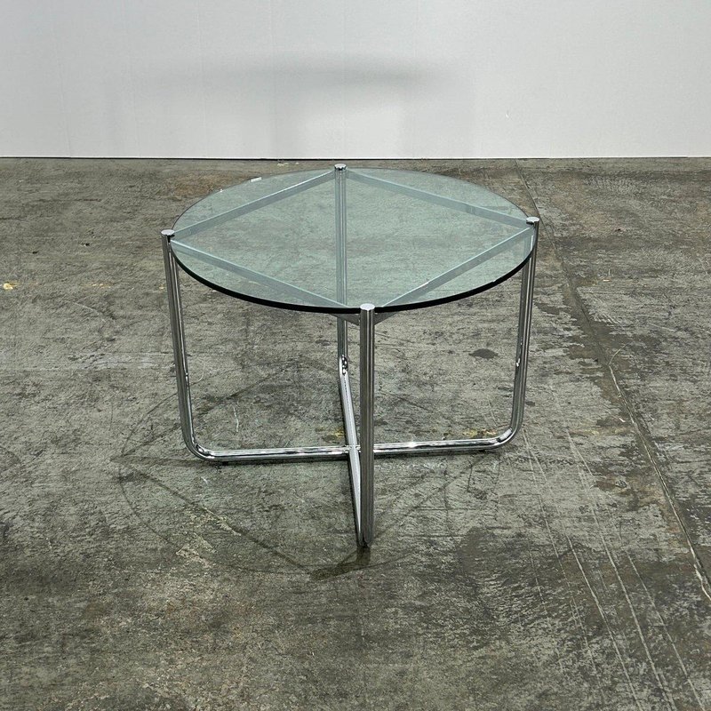 MR Low Table in Glass attributed to Ludwig Mies van der Rohe for Knoll ...
