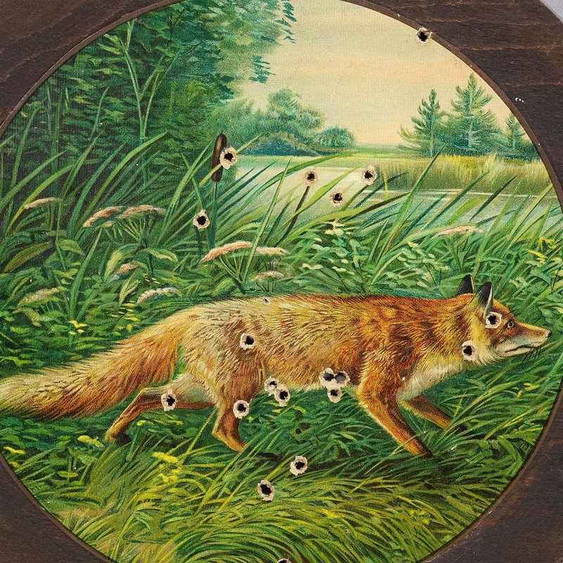 Vintage Honor Shooting Target with Fox, 1933 for sale at Pamono