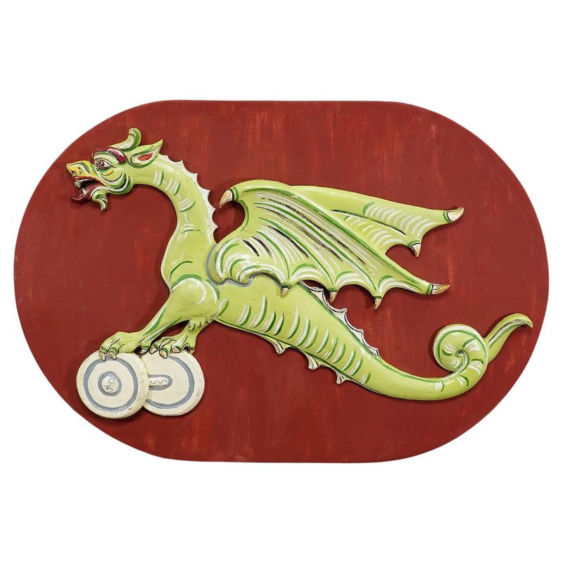 Vintage Dragon Sign, 1930s for sale at Pamono